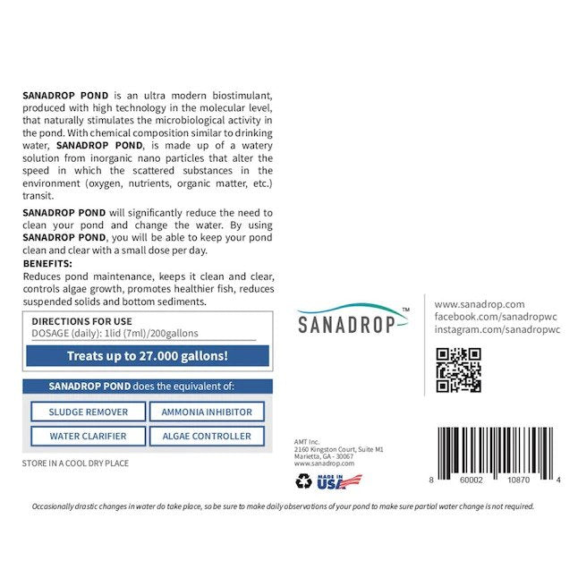 SANADROP WC3 - keep your aquarium water healthy and clean